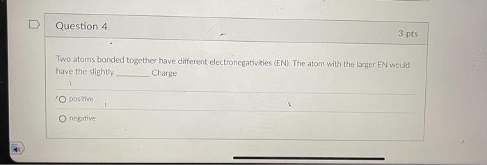 Solved Two atoms bonded together have different | Chegg.com