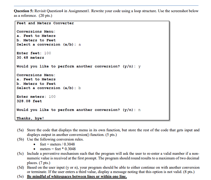 Solved Question 5: Revisit Question4 ﻿in Assignment1. | Chegg.com