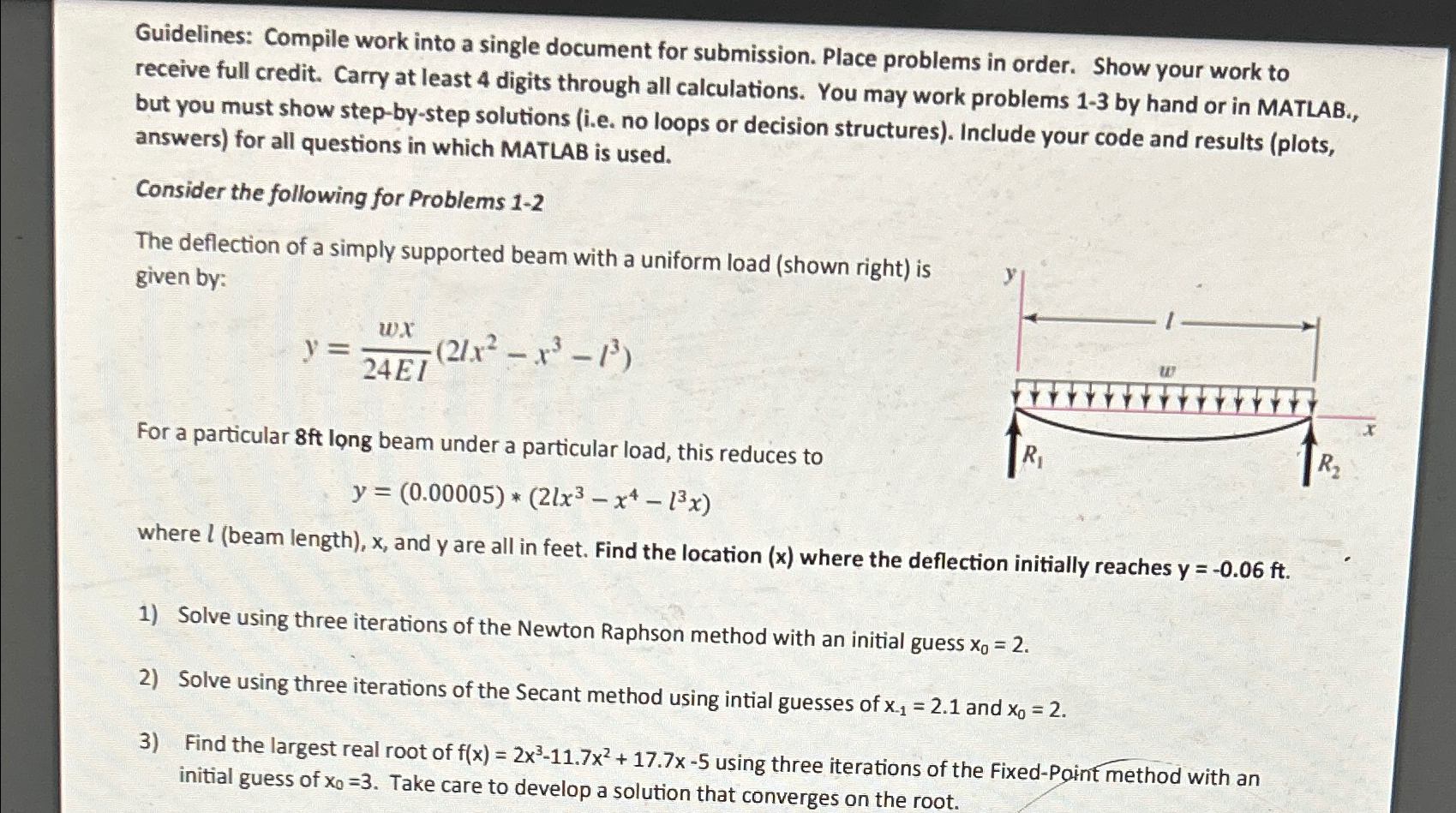 Solved Guidelines: Compile work into a single document for | Chegg.com