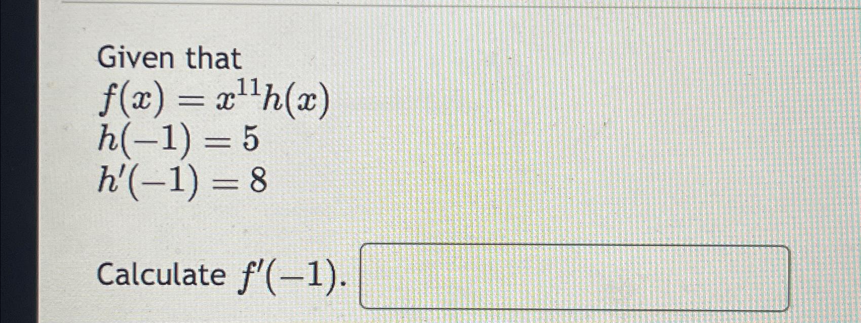 Solved Given | Chegg.com