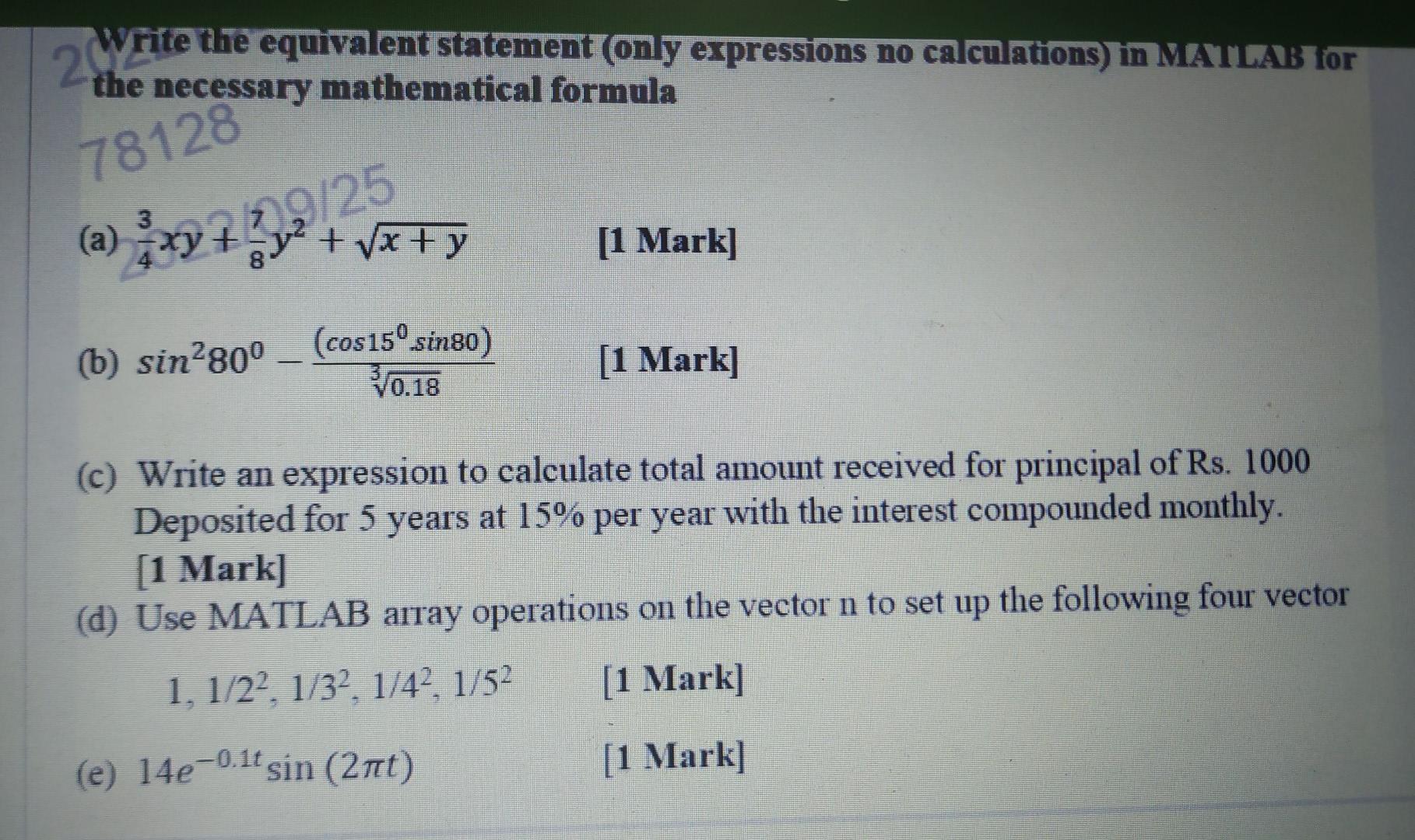 Solved Write the equivalent statement (ony expressions no ca | Chegg.com