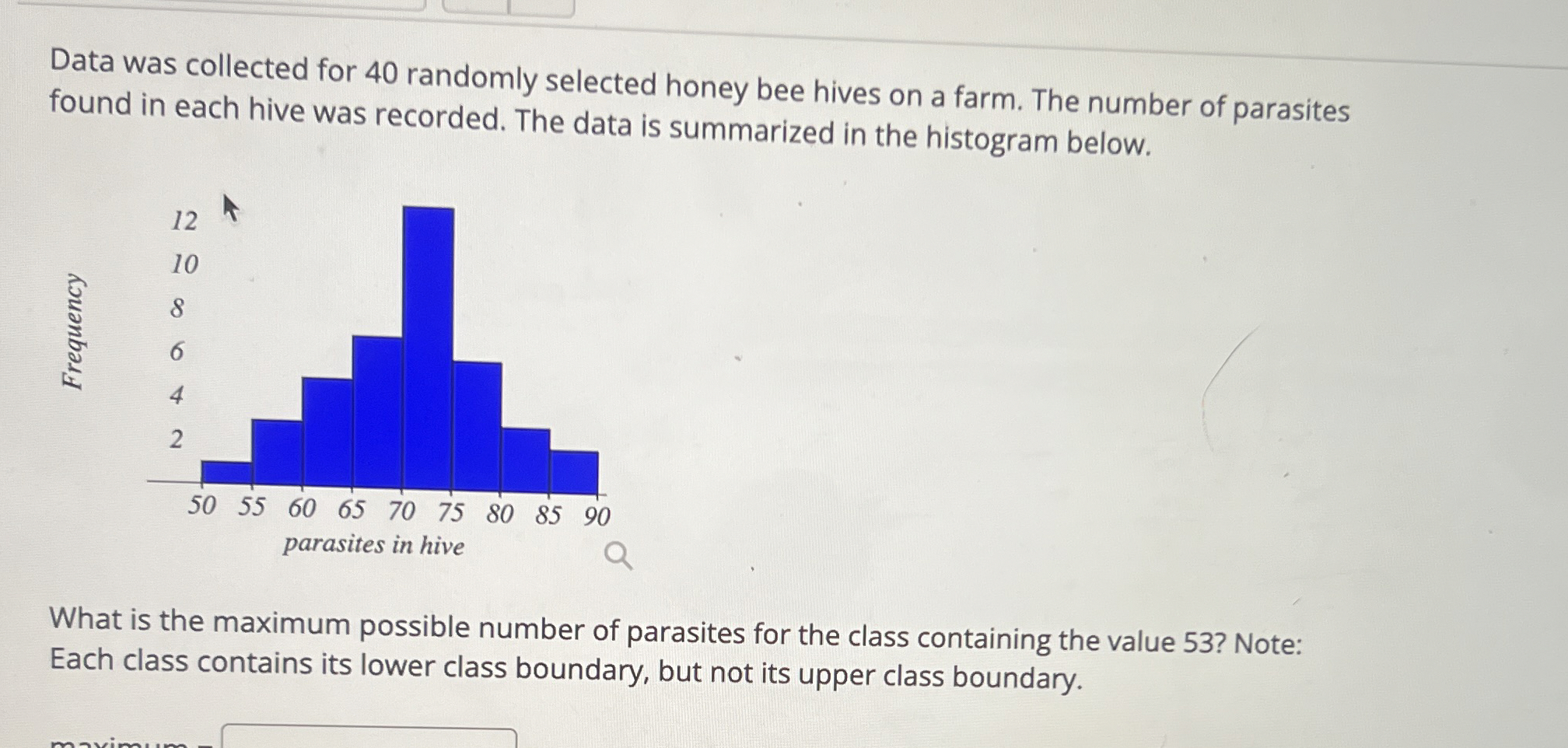 Solved Data was collected for 40 ﻿randomly selected honey | Chegg.com