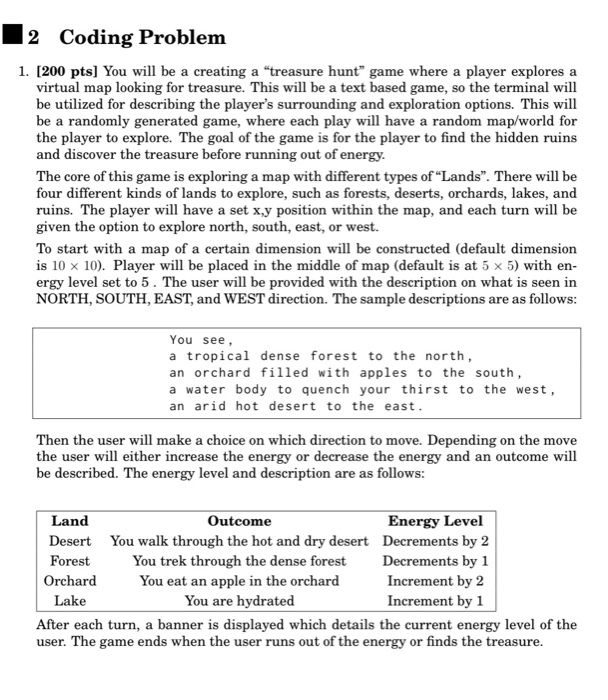 2 Coding Problem 1 200 Pts You Will Be A Creating 