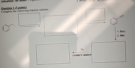 Solved Question 1 ( 5 ﻿points)Complete the following | Chegg.com