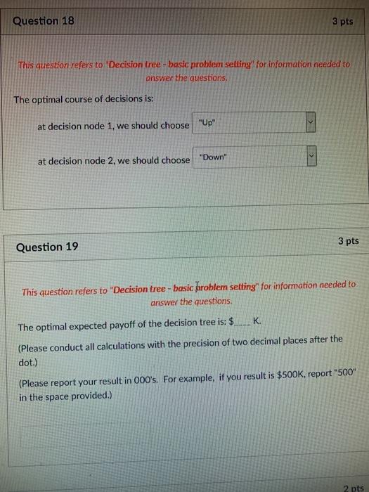 Solved PROBLEM SOLVING QUESTIONS Decision tree - basic | Chegg.com