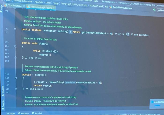 Solved Hello Need Help Inplementing These Methods Lines 