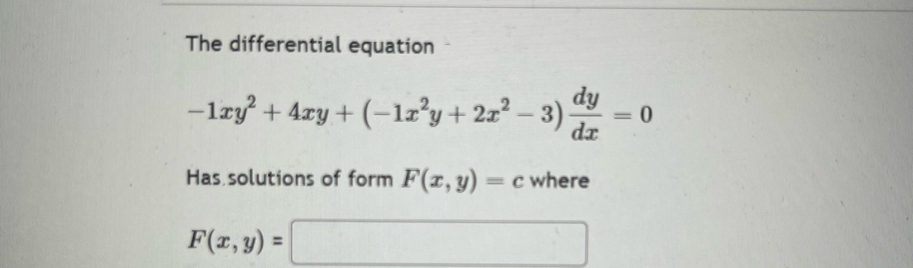 Solved The differential | Chegg.com
