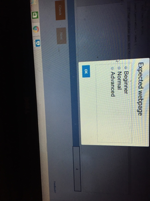 Solved For all labels and adjacent radio buttons, use a | Chegg.com