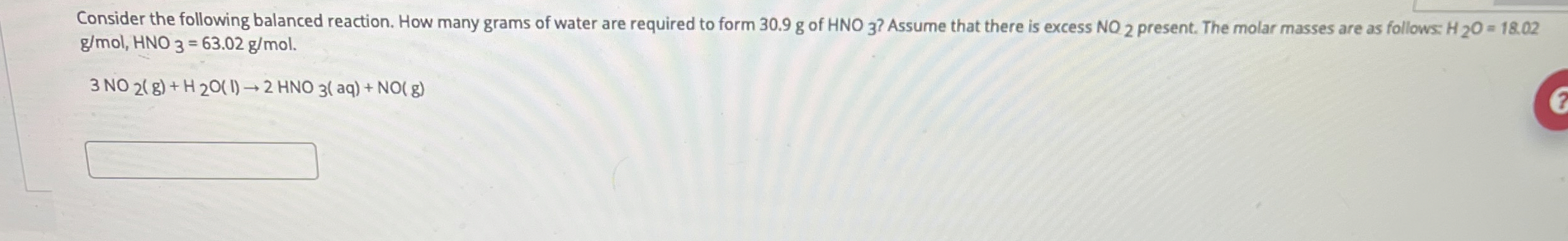Solved Consider the following balanced reaction. How many | Chegg.com