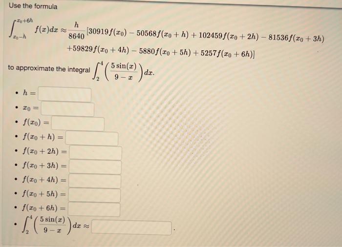 Solved Use the formula | Chegg.com