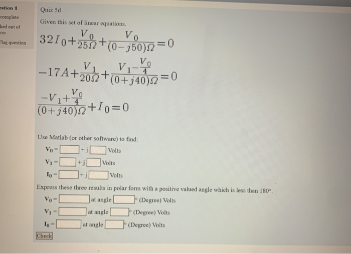 Solved estion 1 Quiz 5d complete ked out of 00 Given this | Chegg.com