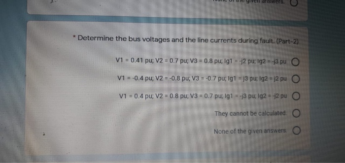 Solved Topic: Balanced Fault Analysis The one-line diagram | Chegg.com
