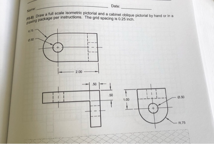 Solved Chapter 6 - Creating Pictorial Drawings in AutoCADE] | Chegg.com