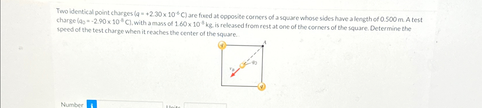Solved Two identical point charges | Chegg.com