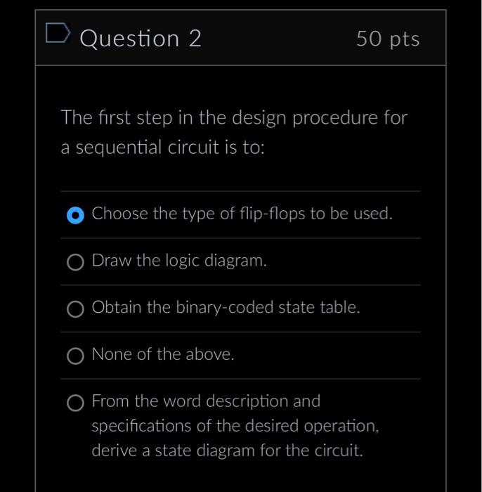Solved Determine the flip-flop input equations in terms of | Chegg.com