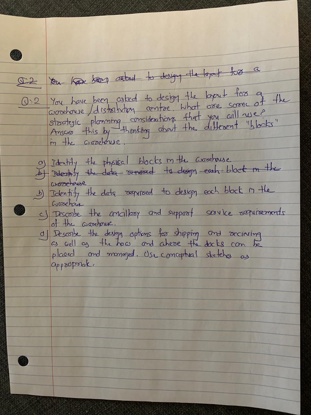 Solved by an EXPERT Q) 2 ﻿You have been asked to design the layout for | Chegg.com