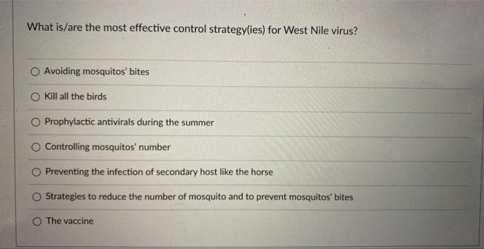 Solved What is/are the most effective control strategy(ies) | Chegg.com
