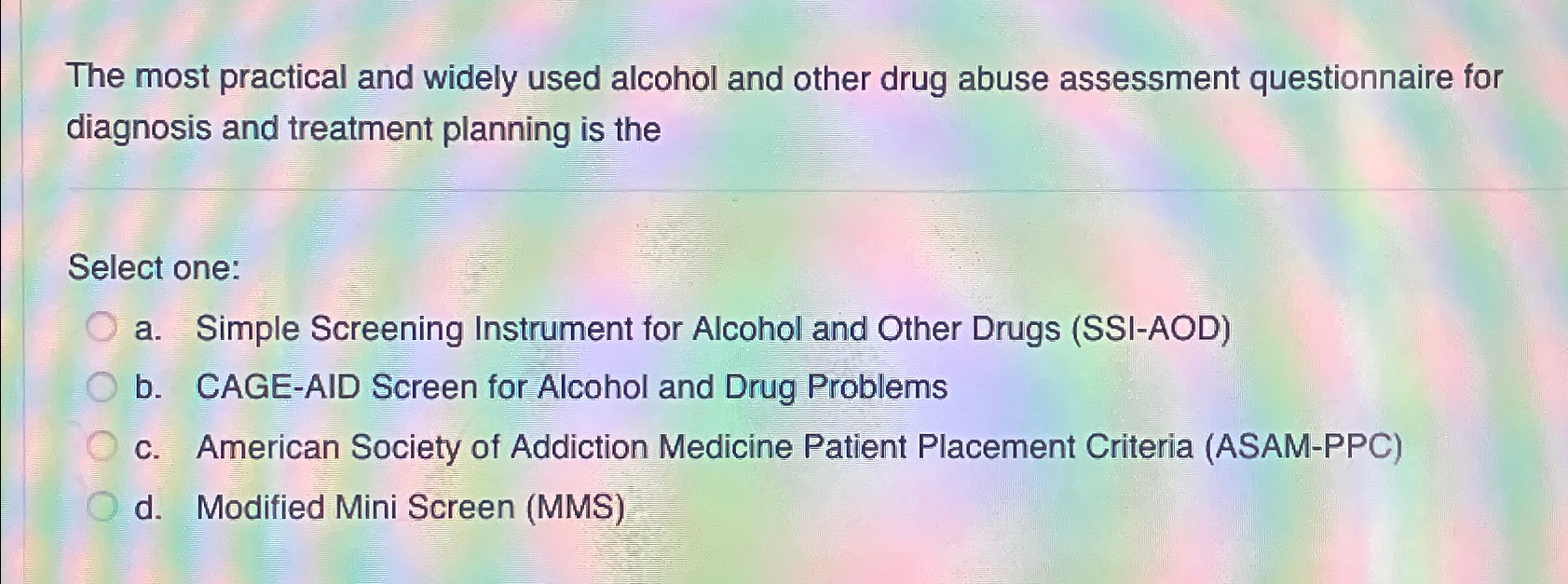 Solved The most practical and widely used alcohol and other | Chegg.com