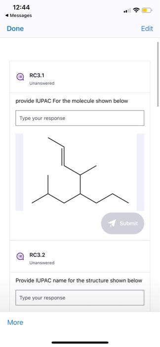 Solved Provide IUPAC name for the structure shown below | Chegg.com