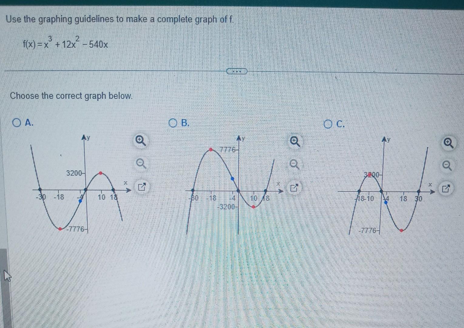 Solved Use the graphing guidelines to make a complete graph | Chegg.com
