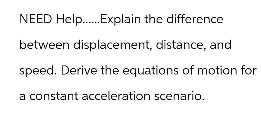 Solved NEED Help q, .Explain the difference between | Chegg.com
