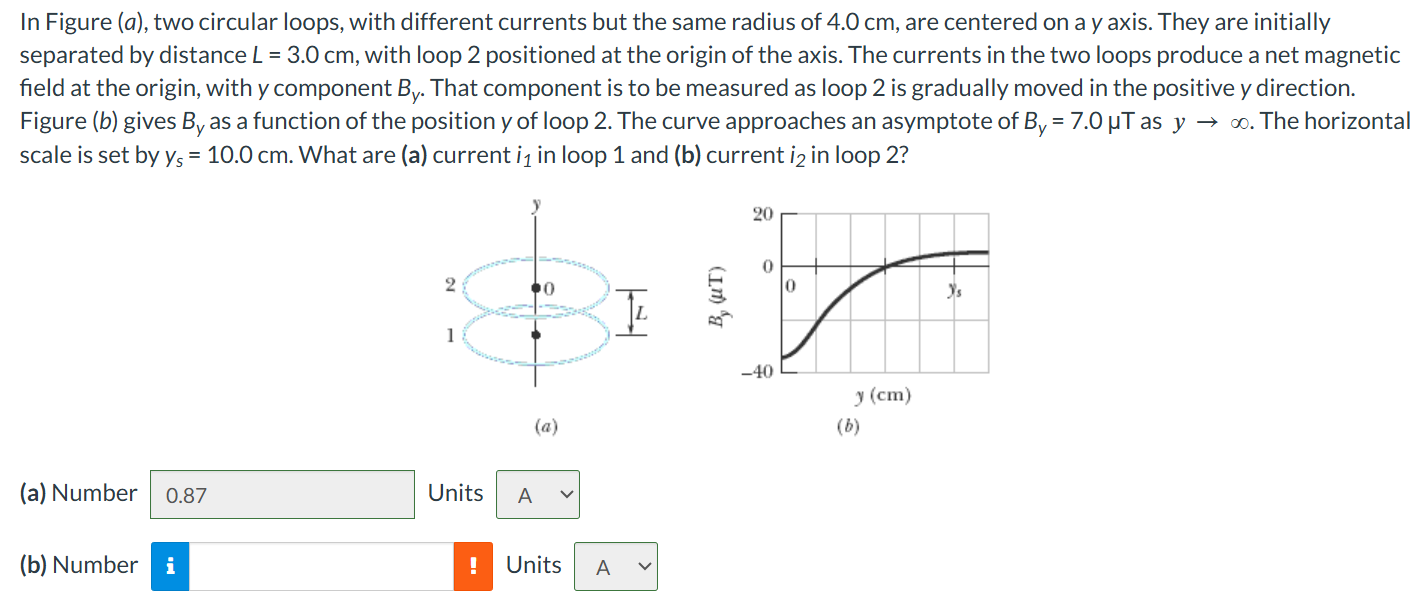 Solved In ﻿Figure (a), ﻿two circular loops, with different | Chegg.com