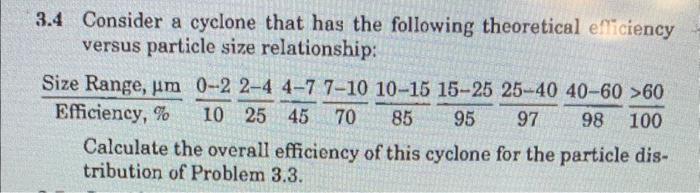 Solved 3.17 Calculate the overall efficiency of a system | Chegg.com