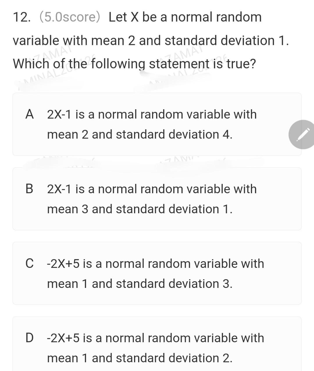 Solved 11. (5.0score) A store carries flash drives with | Chegg.com