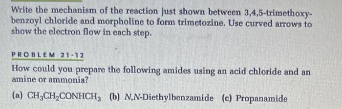 Solved Write the mechanism of the reaction just shown | Chegg.com