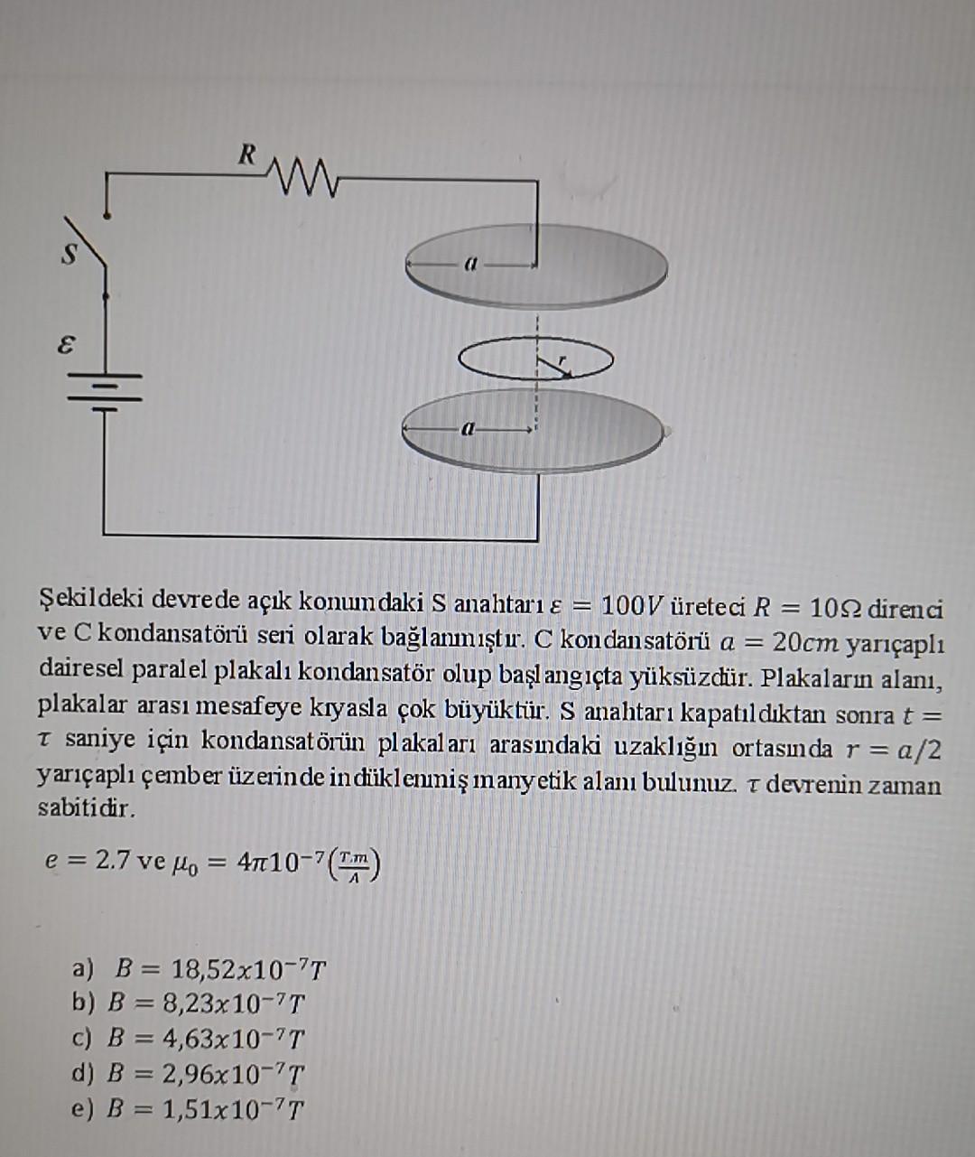 Solved In the circuit shown below, switch S in open | Chegg.com