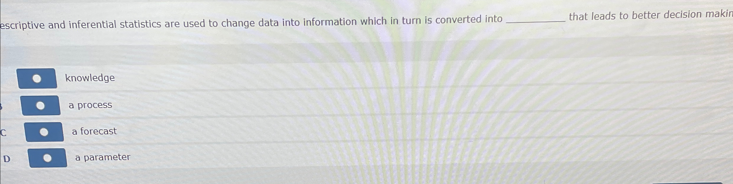 Solved escriptive and inferential statistics are used to | Chegg.com