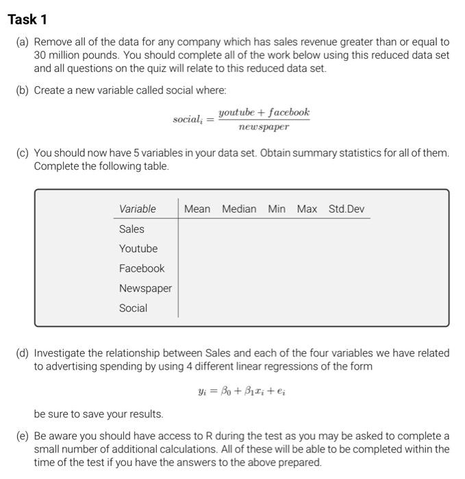 Solved (knowledges of econometrics and R programming). | Chegg.com