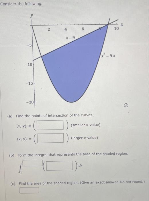 Solved Consider the following. (a) Find the points of | Chegg.com