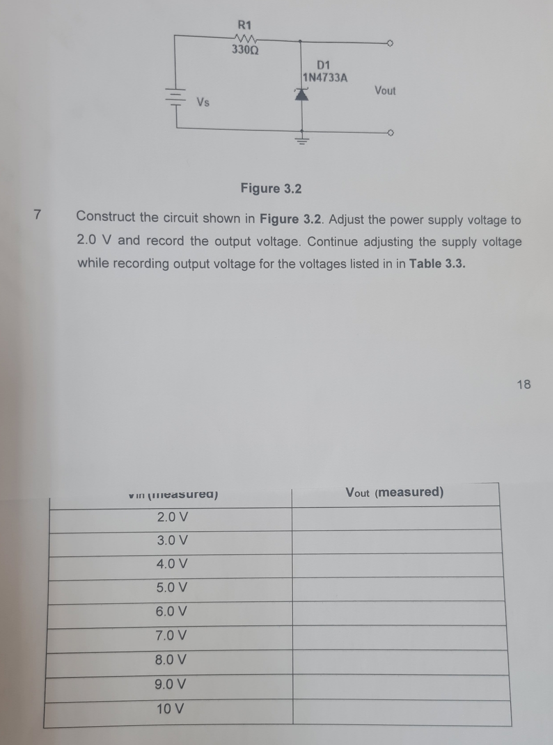 Solved Figure 3.27 ﻿Construct the circuit shown in Figure | Chegg.com
