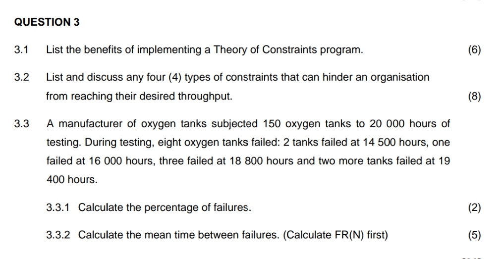 Solved QUESTION 33.1 ﻿List the benefits of implementing a | Chegg.com