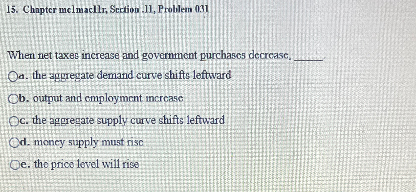 Solved Chapter mclmacllr, Section .11, ﻿Problem 031When net | Chegg.com