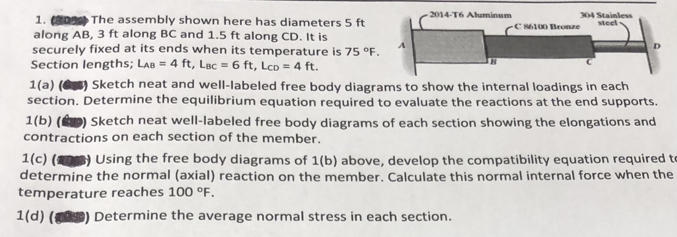 Solved Please help ASAP.Provide Free Body Diagram, labeled | Chegg.com