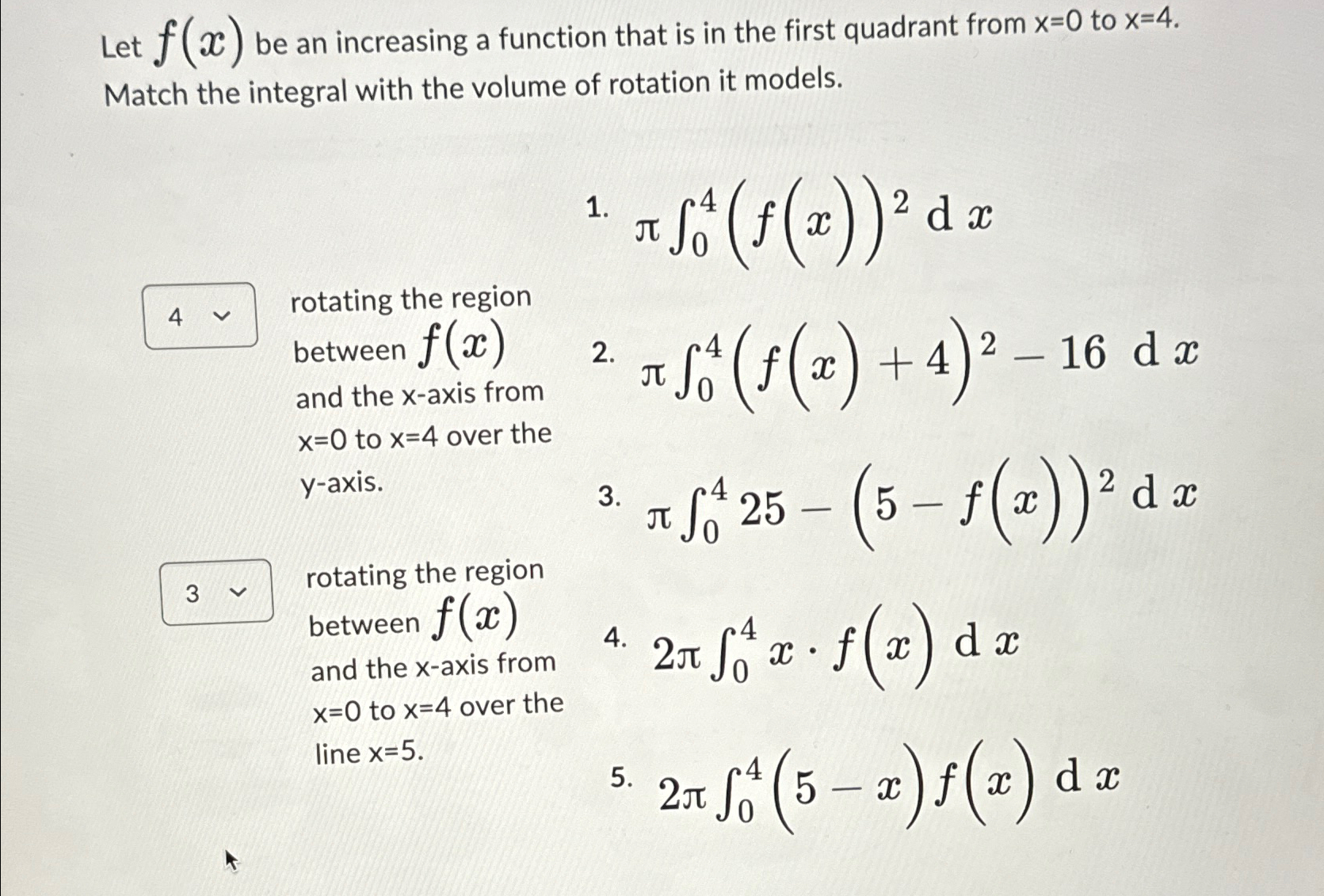 Solved Let f(x) ﻿be an increasing a function that is in the | Chegg.com