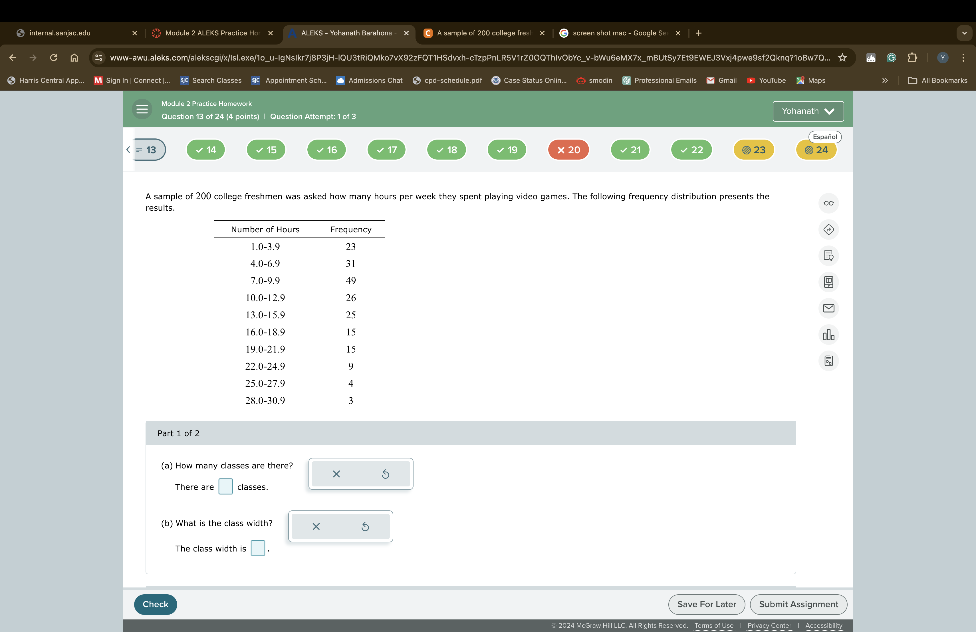 Solved A sample of 200 ﻿college freshmen was asked how many | Chegg.com
