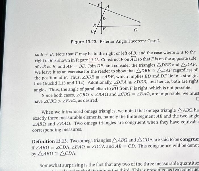 2. Explain why, in the proof of Theorem 13.12 , we | Chegg.com