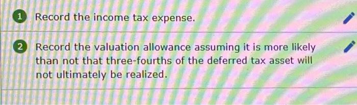 Solved Brief Exercise 16-7 (Static) Valuation allowance | Chegg.com