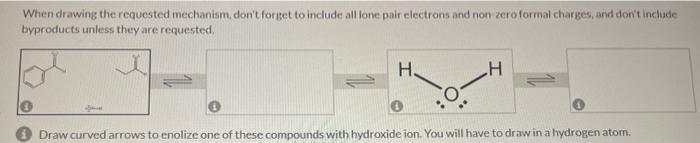 Solved what is the curved arrow mechanism, the enolate from | Chegg.com