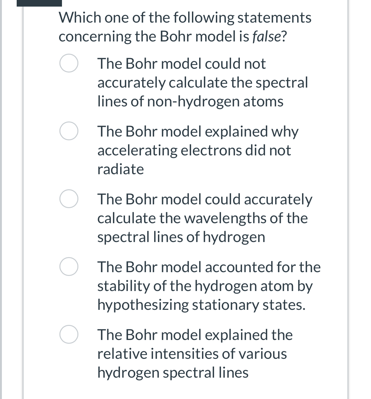 Solved Which one of the following statements concerning the | Chegg.com