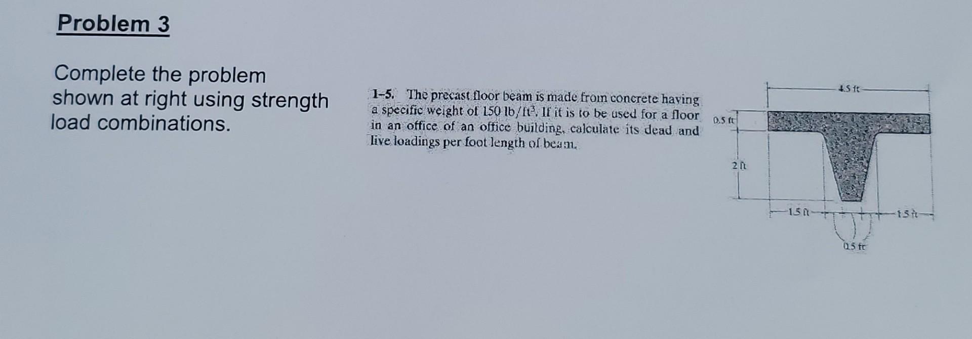 Solved Complete the problem shown at right using strength | Chegg.com