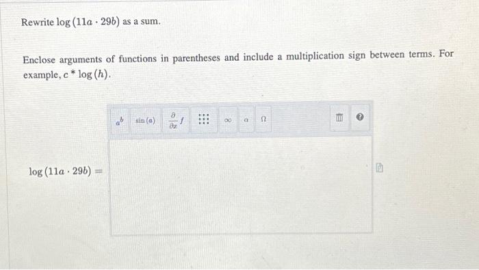 Solved Enclose arguments of functions in parentheses and | Chegg.com