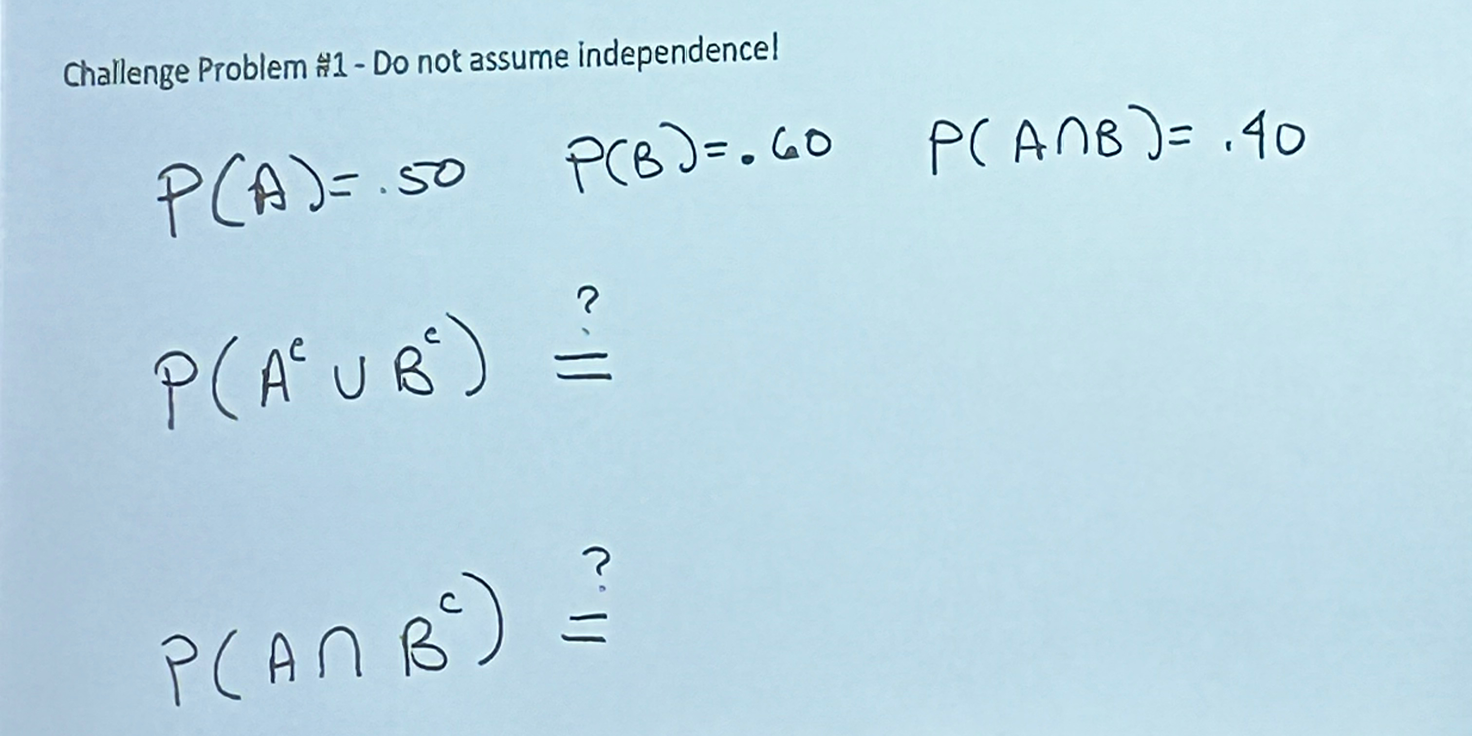 Solved Challenge Problem 1- ﻿Do not assume | Chegg.com