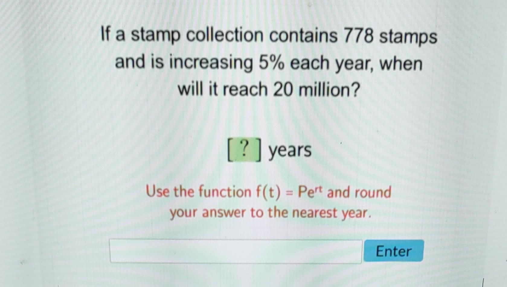 Solved If a stamp collection contains 778 stamps and is | Chegg.com