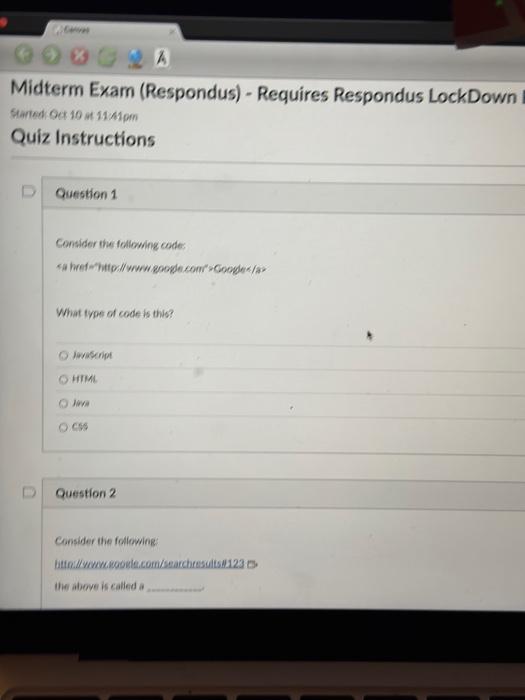 Solved Consider the following code: What type of code is | Chegg.com