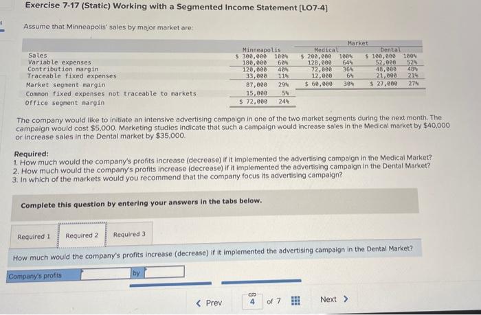 Solved Required information SB Exercise 7-16 through | Chegg.com