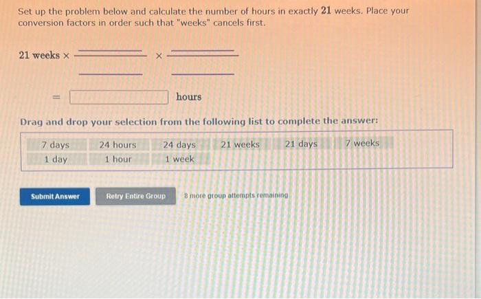 Solved Set up the problem below and calculate the number of | Chegg.com